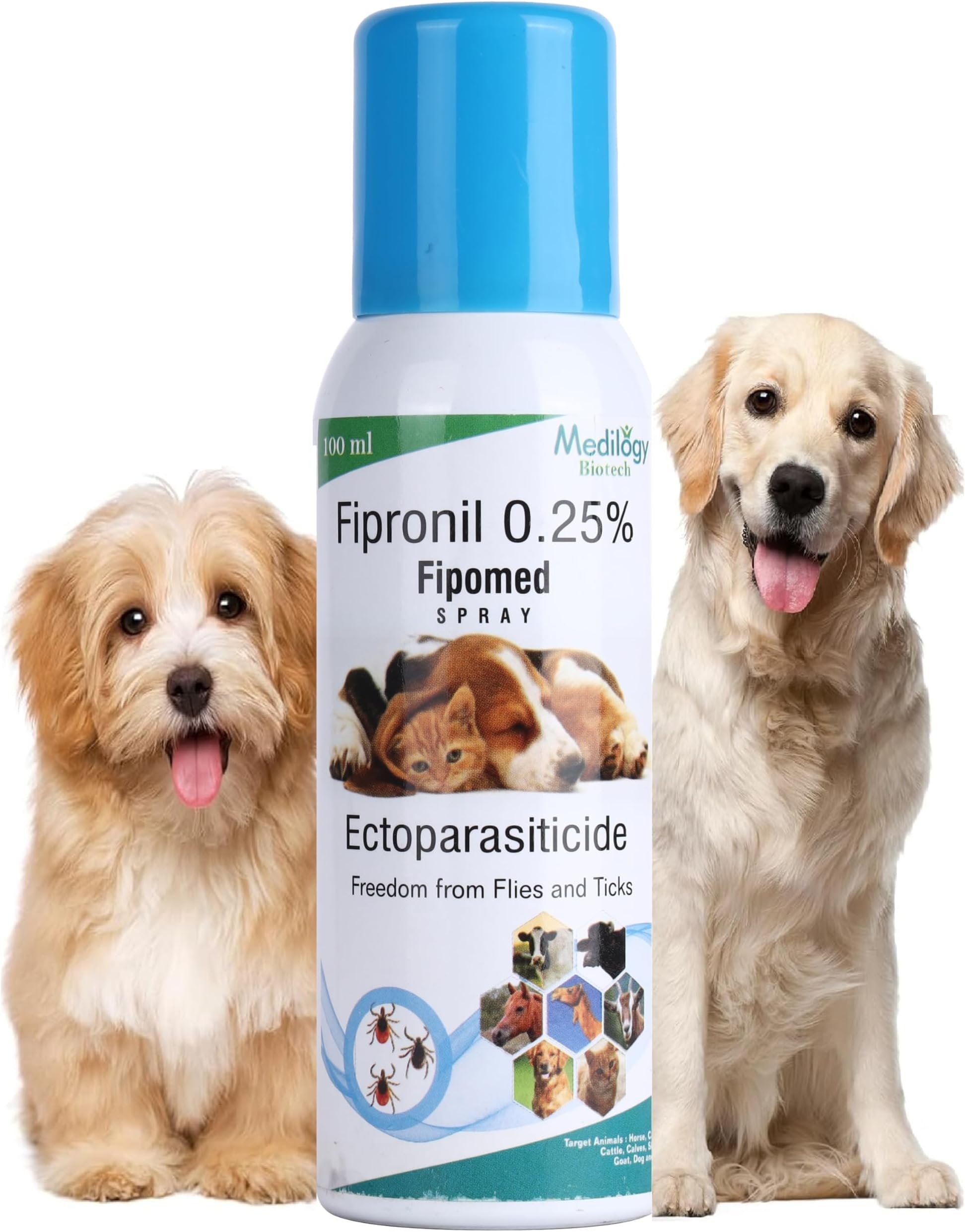 Virbac Effipro Anti Tick & Flea Fipronil Spray - 80 ml by Jolly and ...