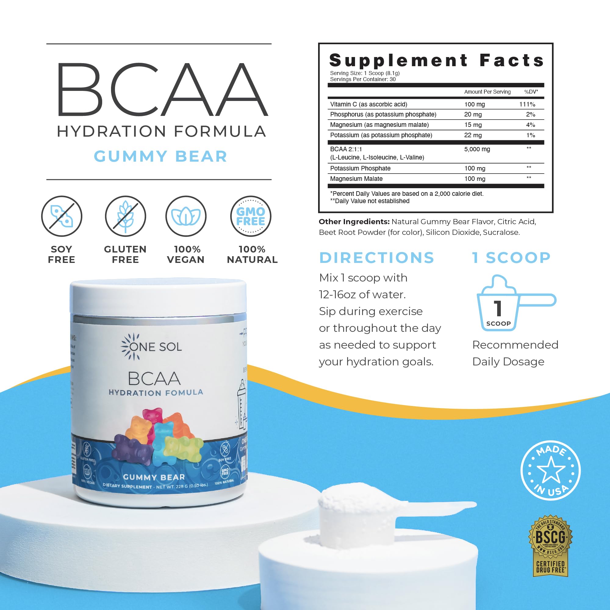 Snapklik.com : BCAA & Electrolyte Powder For Hydration & Energy, All ...