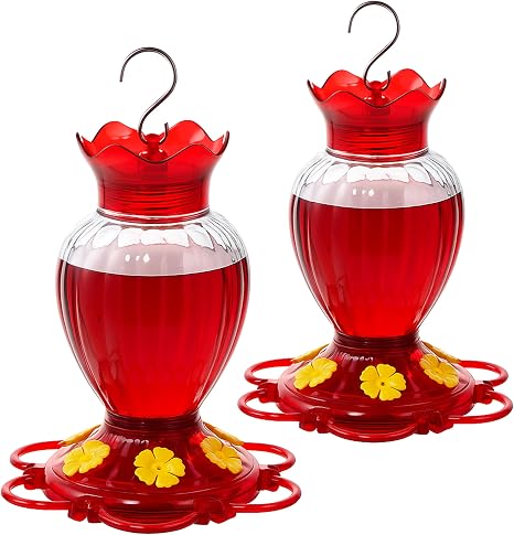 Amazon.com : Backyard Expressions Hummingbird Feeder Set of 2 – Large ...