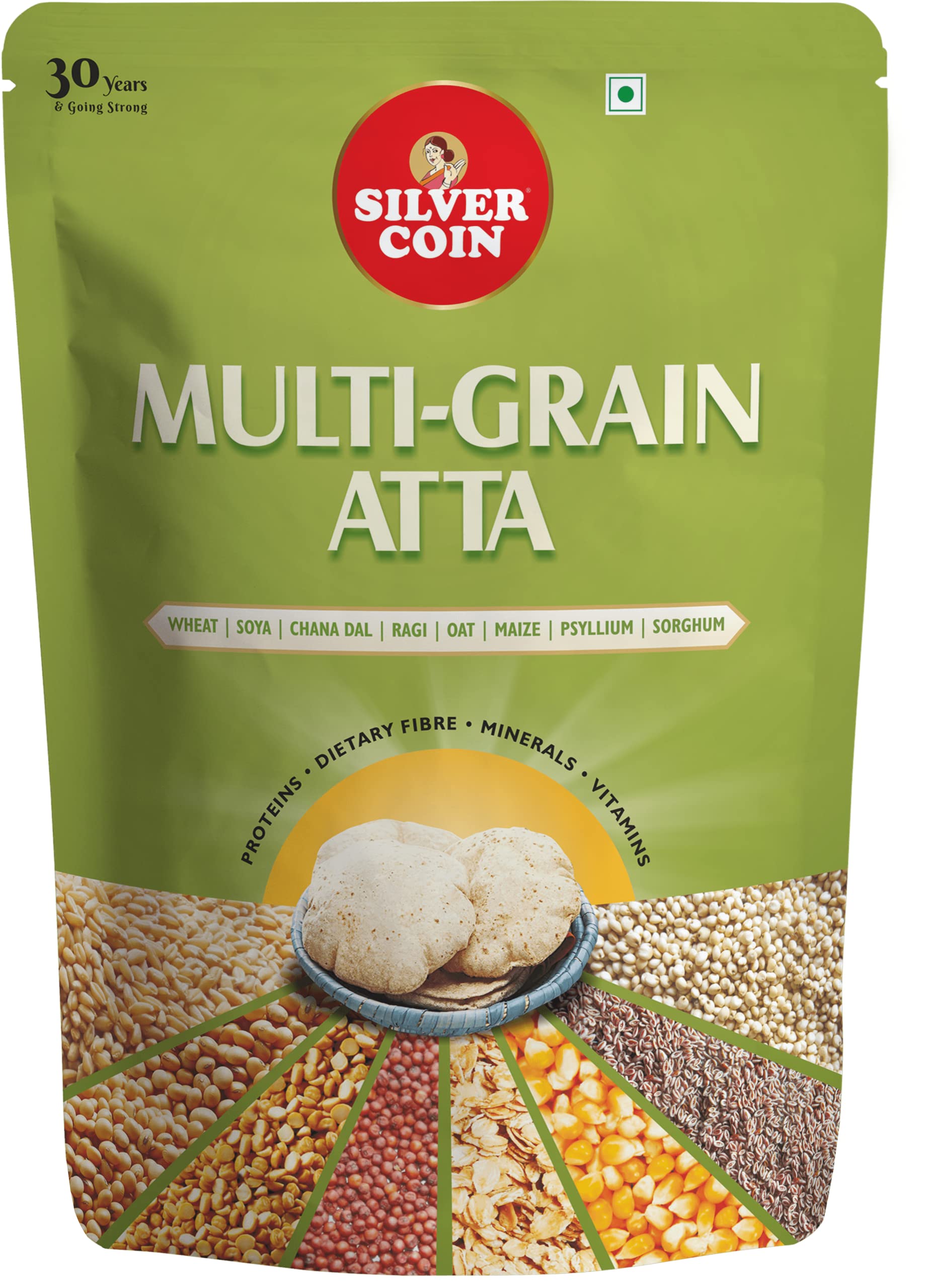 Silver coin Multigrain atta 5kg : Amazon.in: Grocery & Gourmet Foods