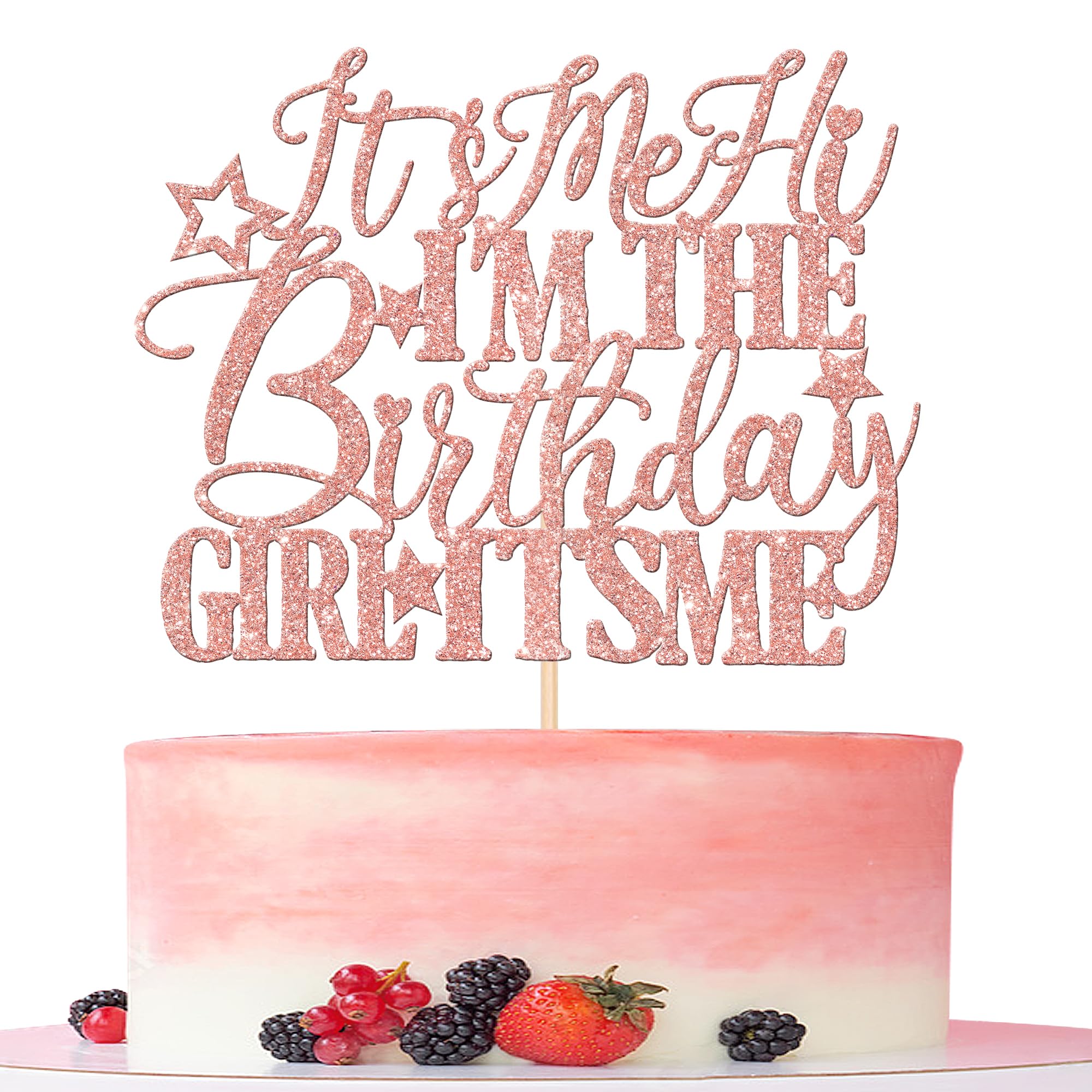 Snapklik.com : 1 PCS Its Me Hi Im The Birthday Girl Its Me Cake Topper ...