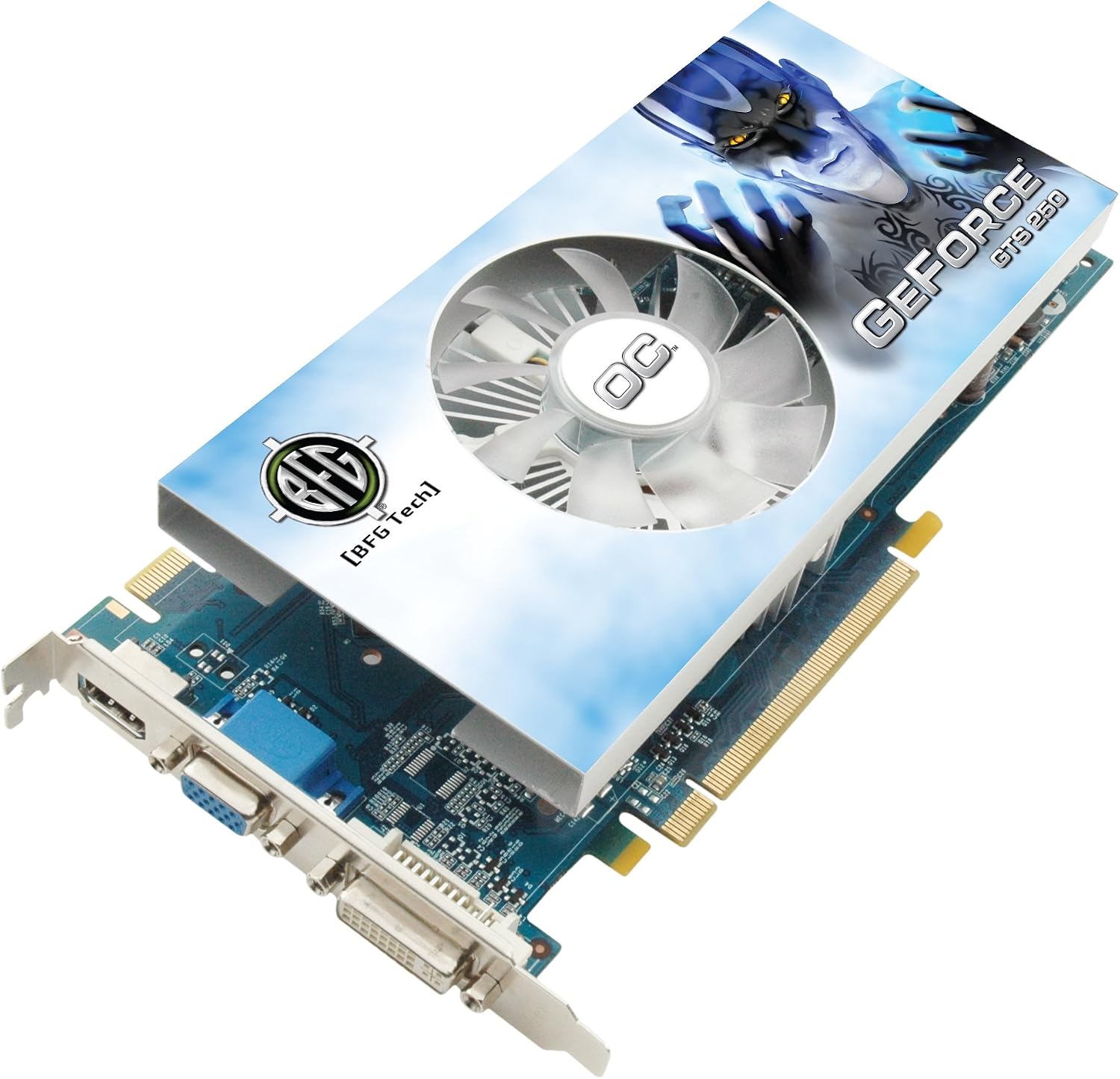 Amazon.com: BFG BFGEGTS2501024OCBE NVIDIA GeForce GTS 250 OC 1 GB GDDR3 ...