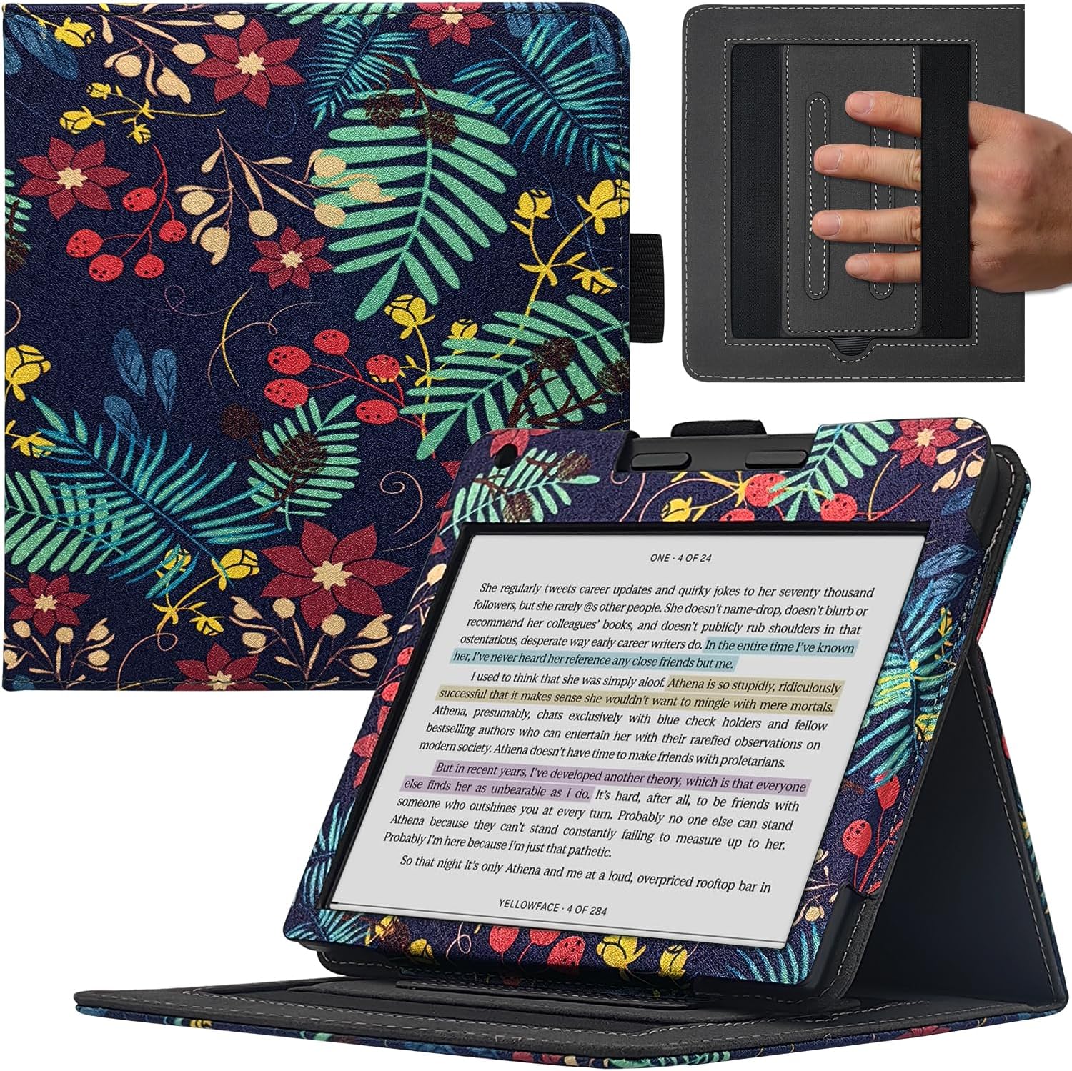 Amazon.com: Clear Case for Kobo Libra Colour with Stylus Pen Holder ...