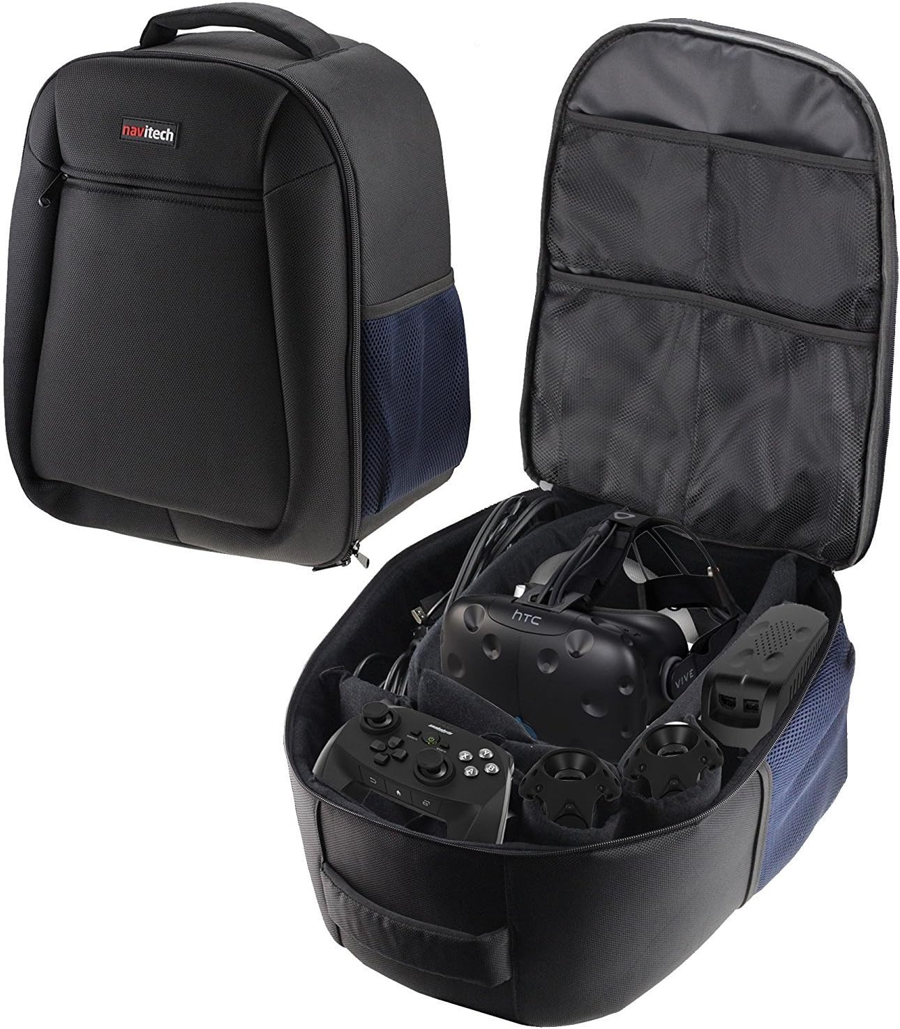 Navitech Rugged Black Carry Backpack/Rucksack / Case For The HTC Vive ...