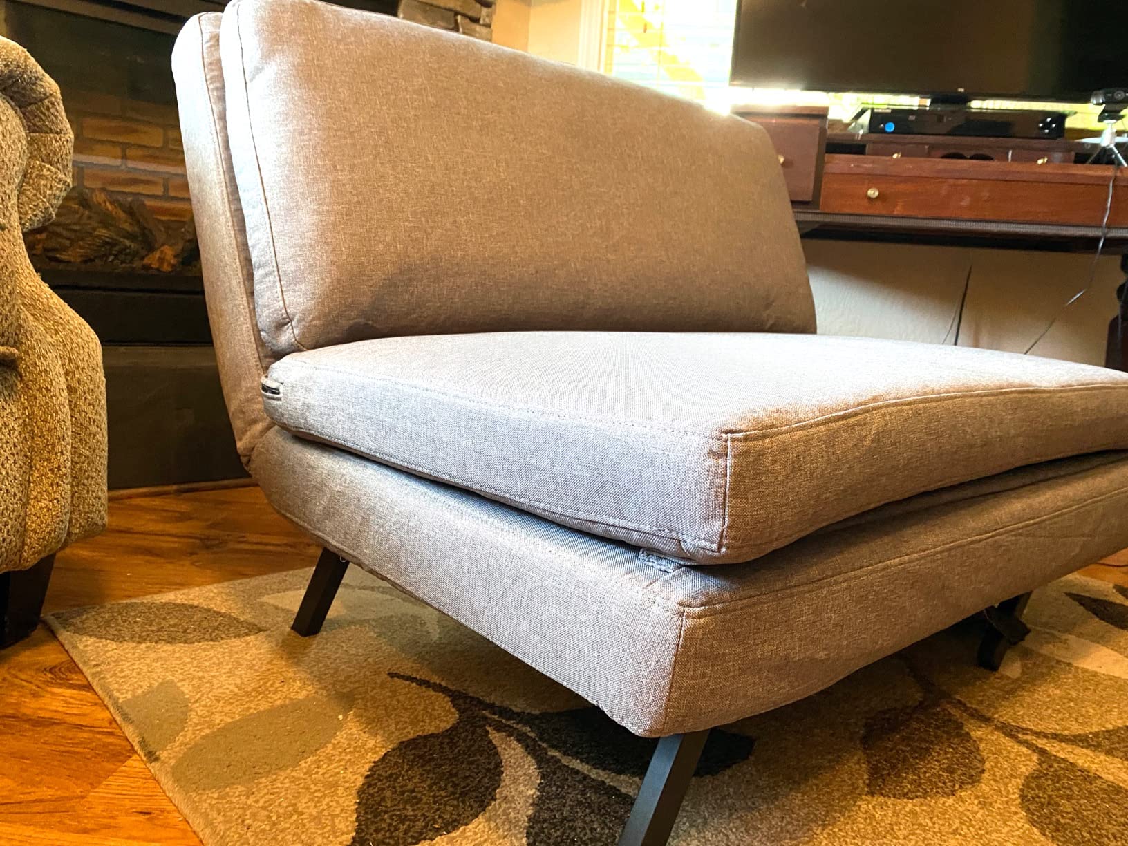 $43/mo - Finance LIFERECORD Futon Sofa Bed Modern Linen Fabric ...