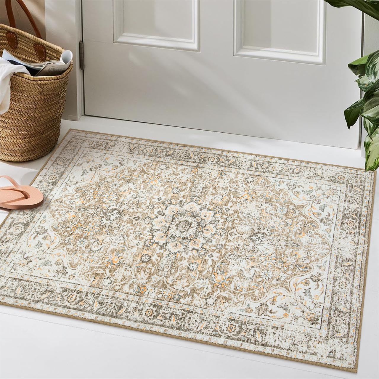 Amazon.com: Beeiva Vintage Kitchen Rugs Non Slip Washable, 2x3 Small ...