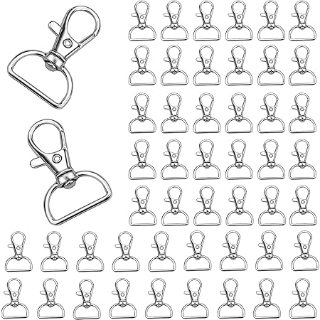 12 PCS Colorful Lobster Clasps Swivel Trigger Snap Hooks, Key Chain ...