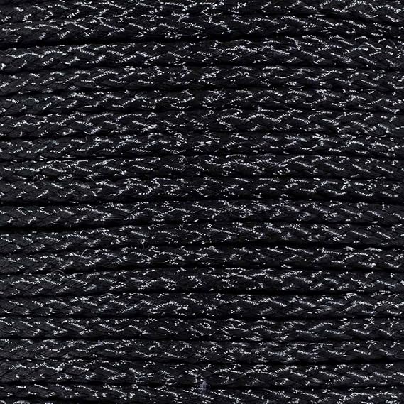 Amazon.com: Hollow Braid Polypropylene Rope (3/8 Inch, 50 Feet, Black ...