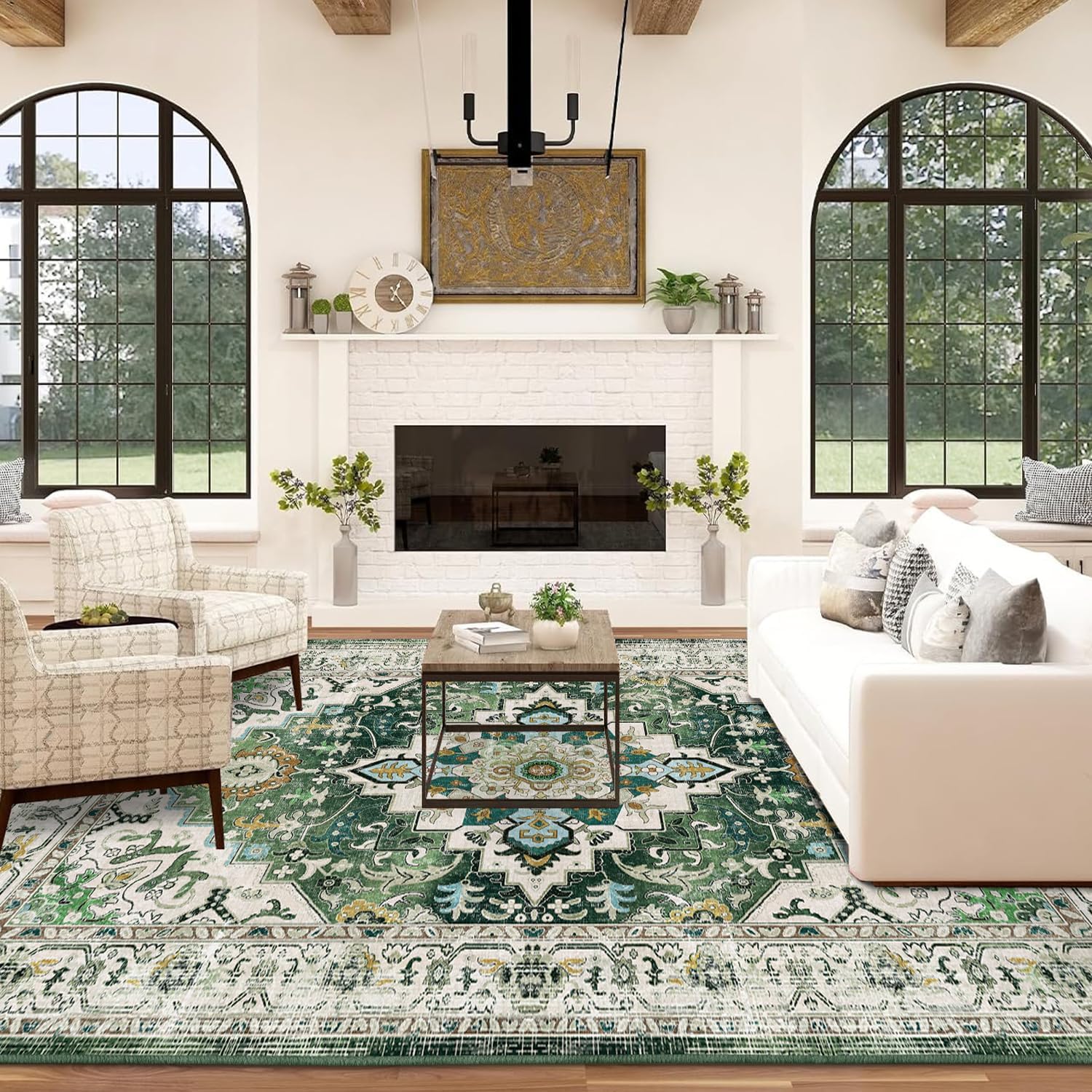 Amazon.com: QD-Udreamy 5x7 Area Rugs - Machine Washable Area Rugs 5x7 ...