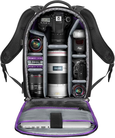 Amazon.com : Camera Backpack with Laptop Case for Canon Nikon Sony ...