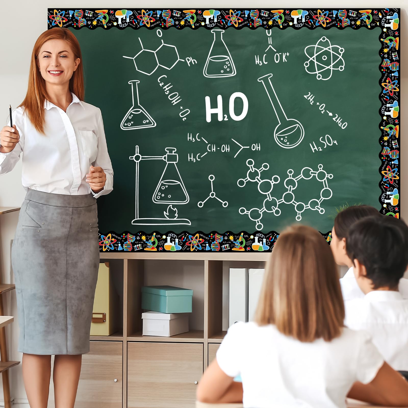 Snapklik.com : 2 Rolls Science Bulletin Board Borders, 65.6 Ft Science ...