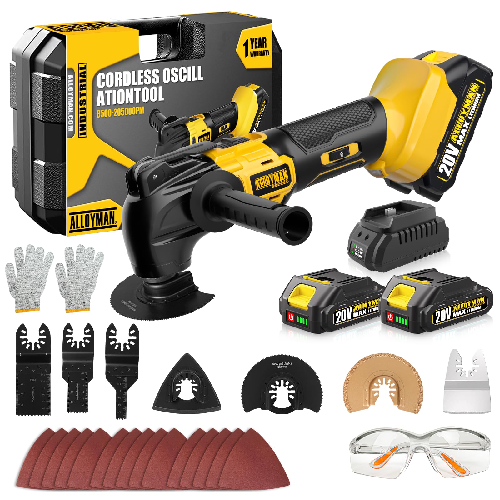 Snapklik.com : 20V Brushless And Cordless Oscillating Tool, 22000OPM ...
