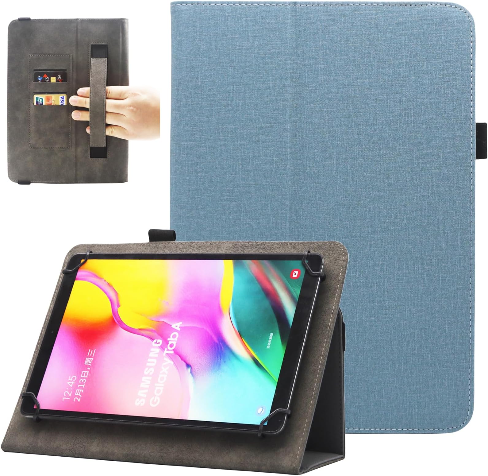 Amazon.com: Universal 7 8 Inch Android Tablet Case, Nannxiebky Slim ...