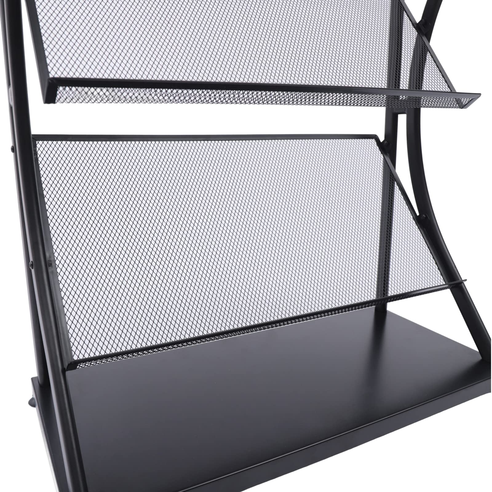 Snapklik.com : 4Tier Magazine Display Stand Newspaper Showcase Rack ...
