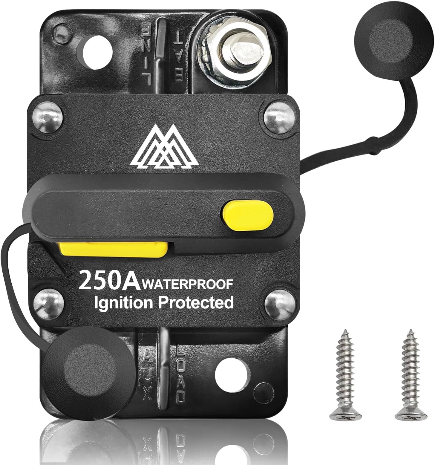 Amazon.com: RED WOLF 250A Circuit Breaker Fuse Holder 12V- 48V DC ...