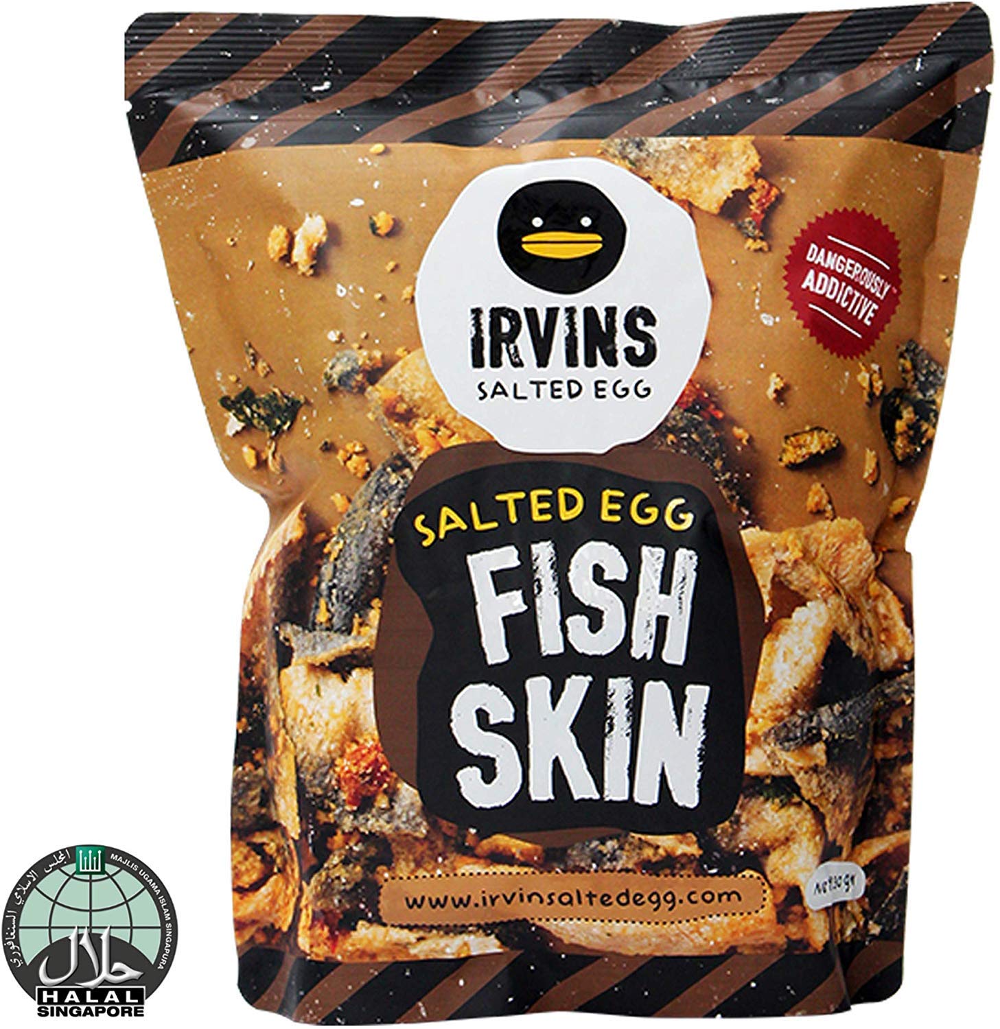 Amazon.com: Irvins salted egg fish skin chips crisps BIG 230g x 4 pack ...