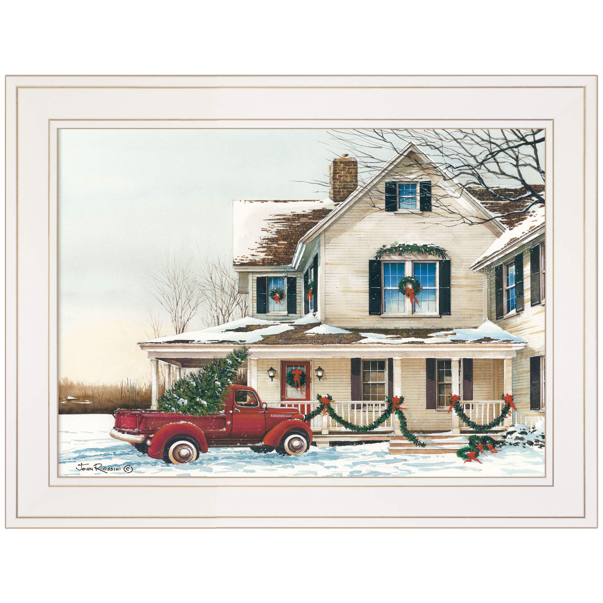 John Rossini Art Vintage John Rossini Winter's Reflection Wall Art