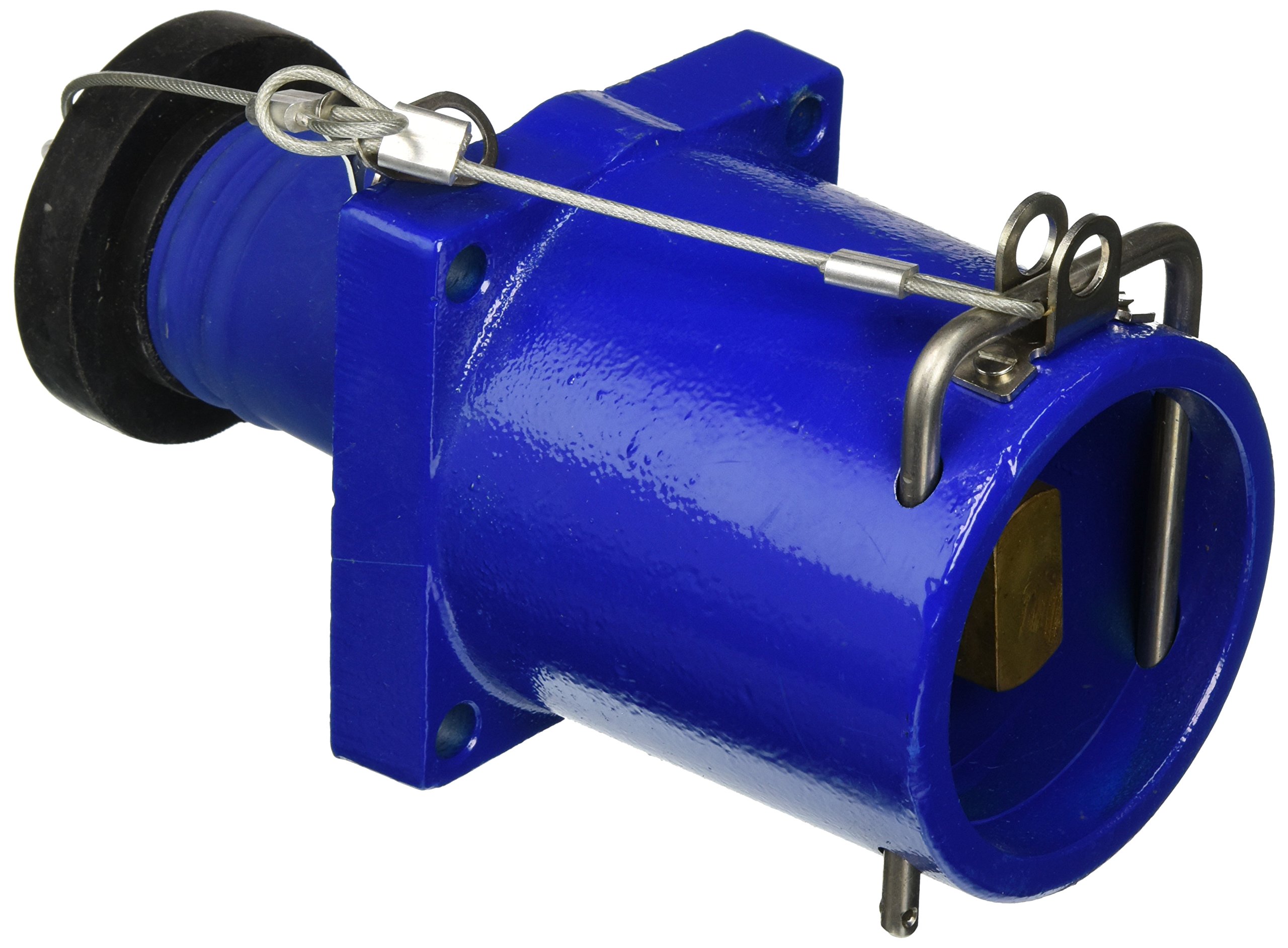 Leviton 49MR1-CB BU HIGH AMP MALE REC SGLE HOLE - Electric Plugs ...