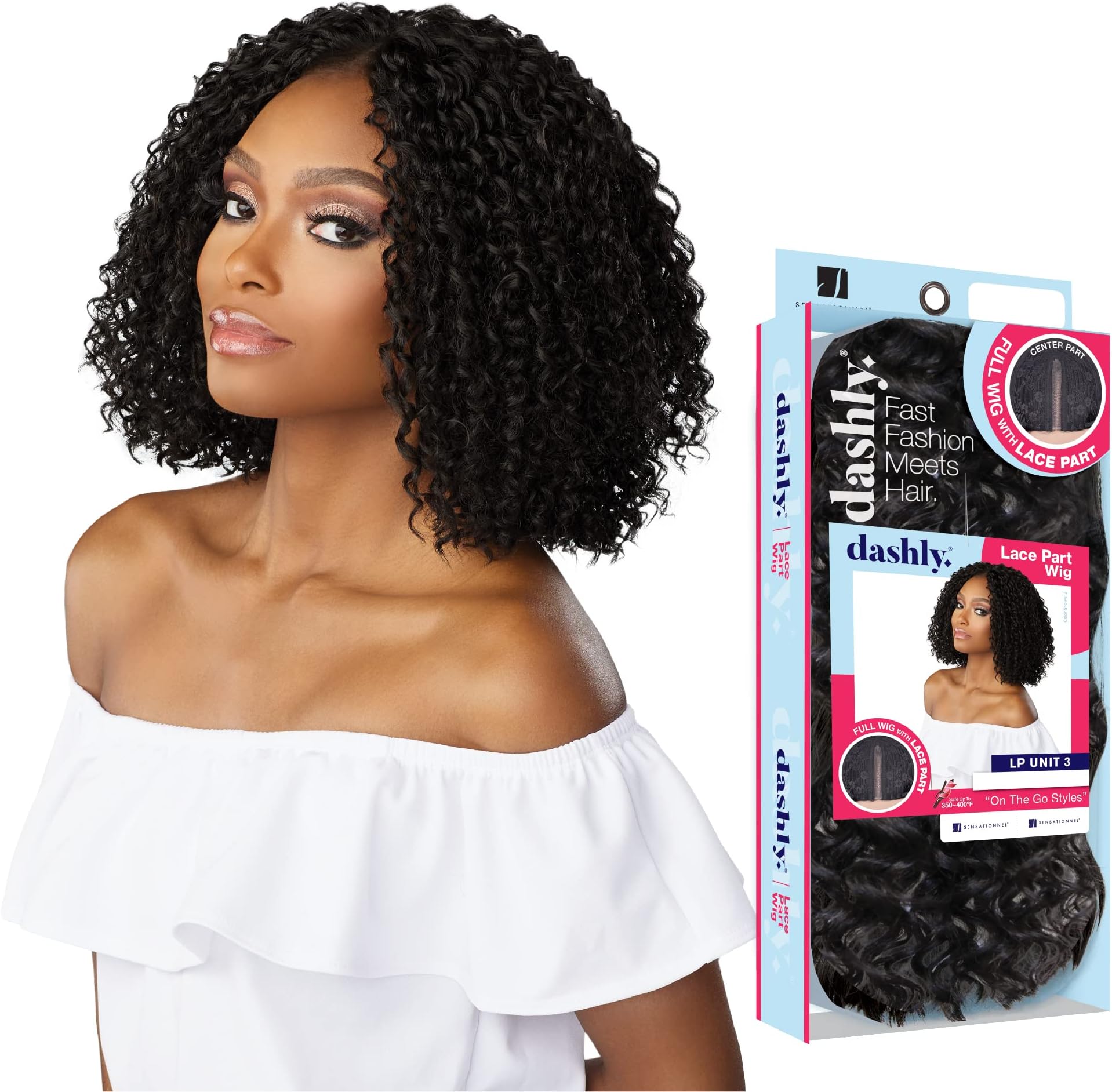 Amazon.com : Sensationnel Dashly Lace Part Front Wig - hand tied ...