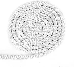 Amazon.com: BEL AVENIR 6mm 16Yards Twisted Cord Rope Trim Craft ...