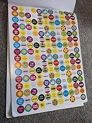 Childrens Reward Sticker Book - Over 1000 Stickers - Designs may vary ...