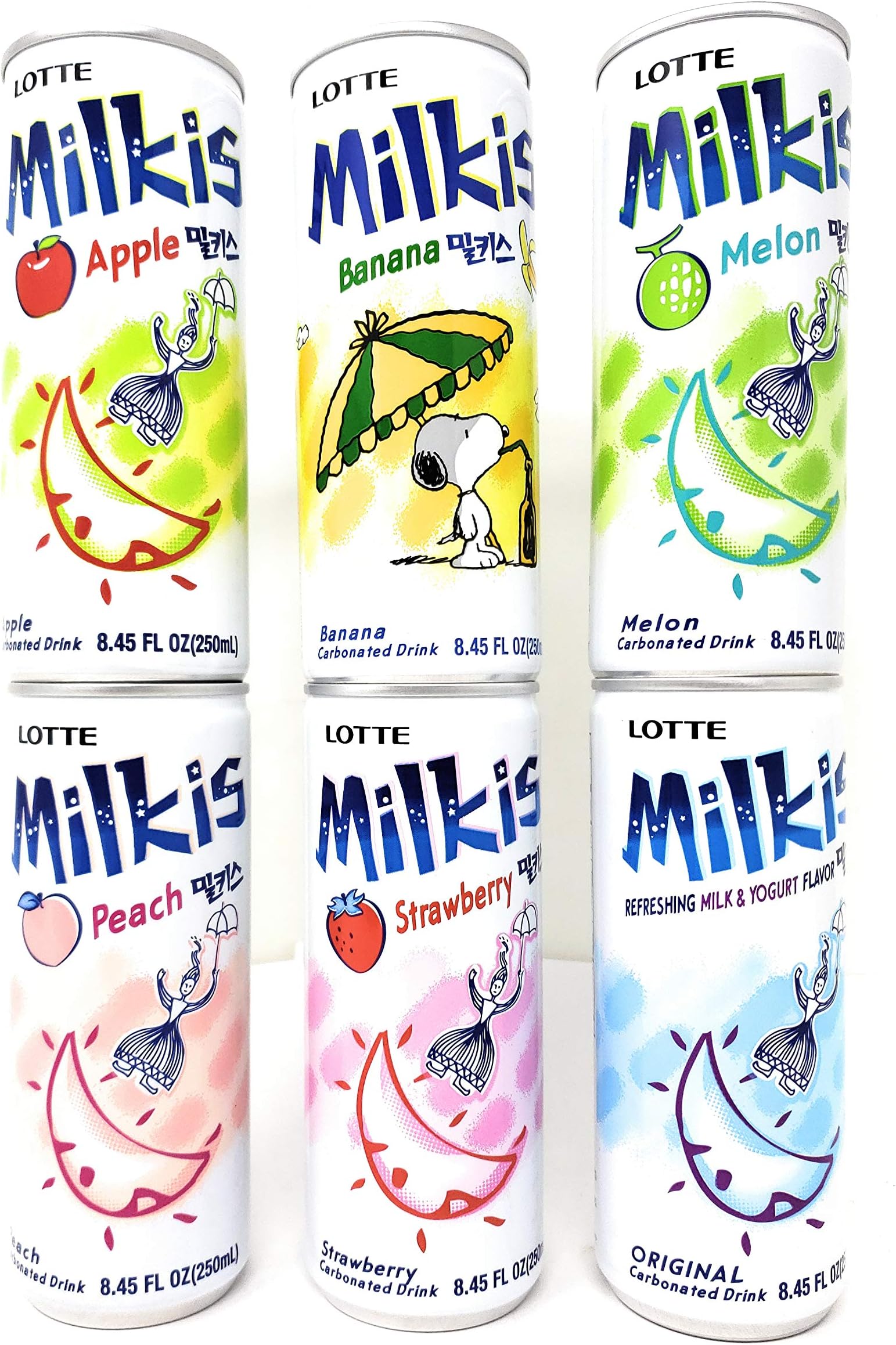 Amazon.com: Lotte Milkis Soft Soda Variety Favor (Yogurt (Regular ...