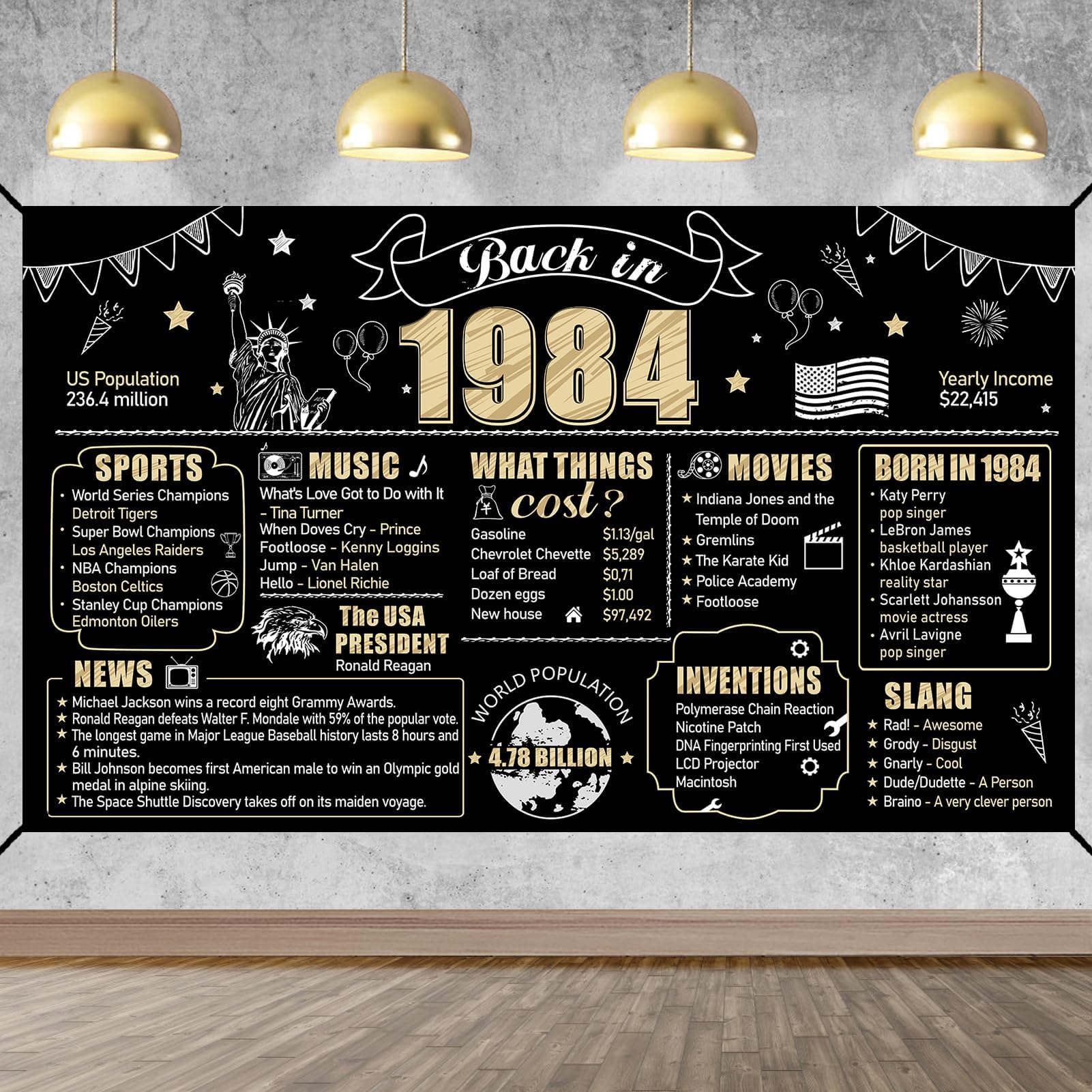 Amazon.com: 40th Birthday Banner Decorations for Men Women, 10Pcs Happy ...