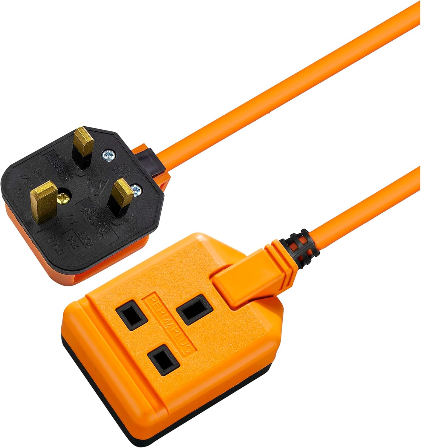 Masterplug One Socket Single Extension Lead, Unswitched, 10 Metre Cable ...