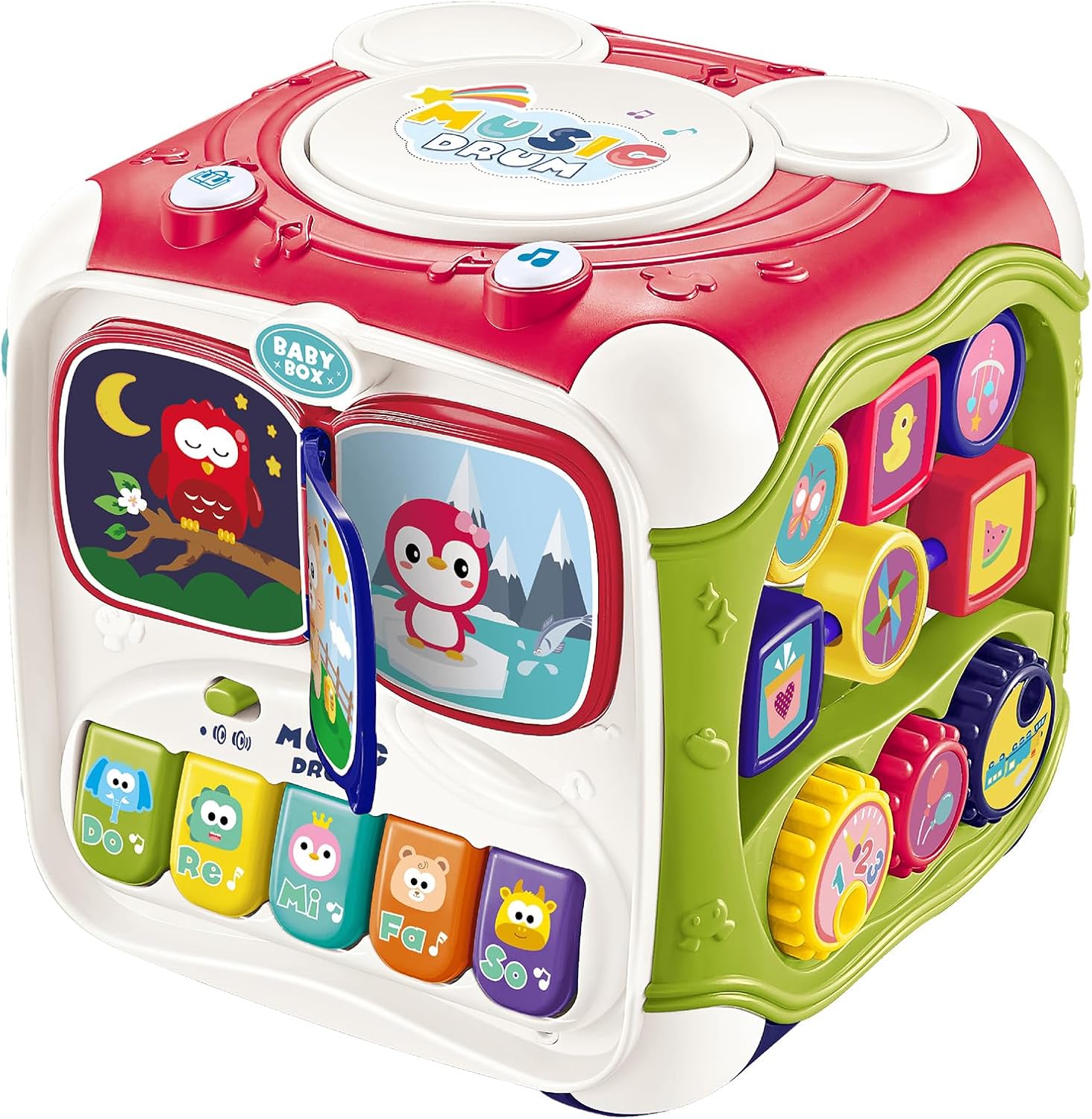 NOKA Activity Cube - Musical Toys for Toddlers, [2025 New] 6-in-1 Early ...