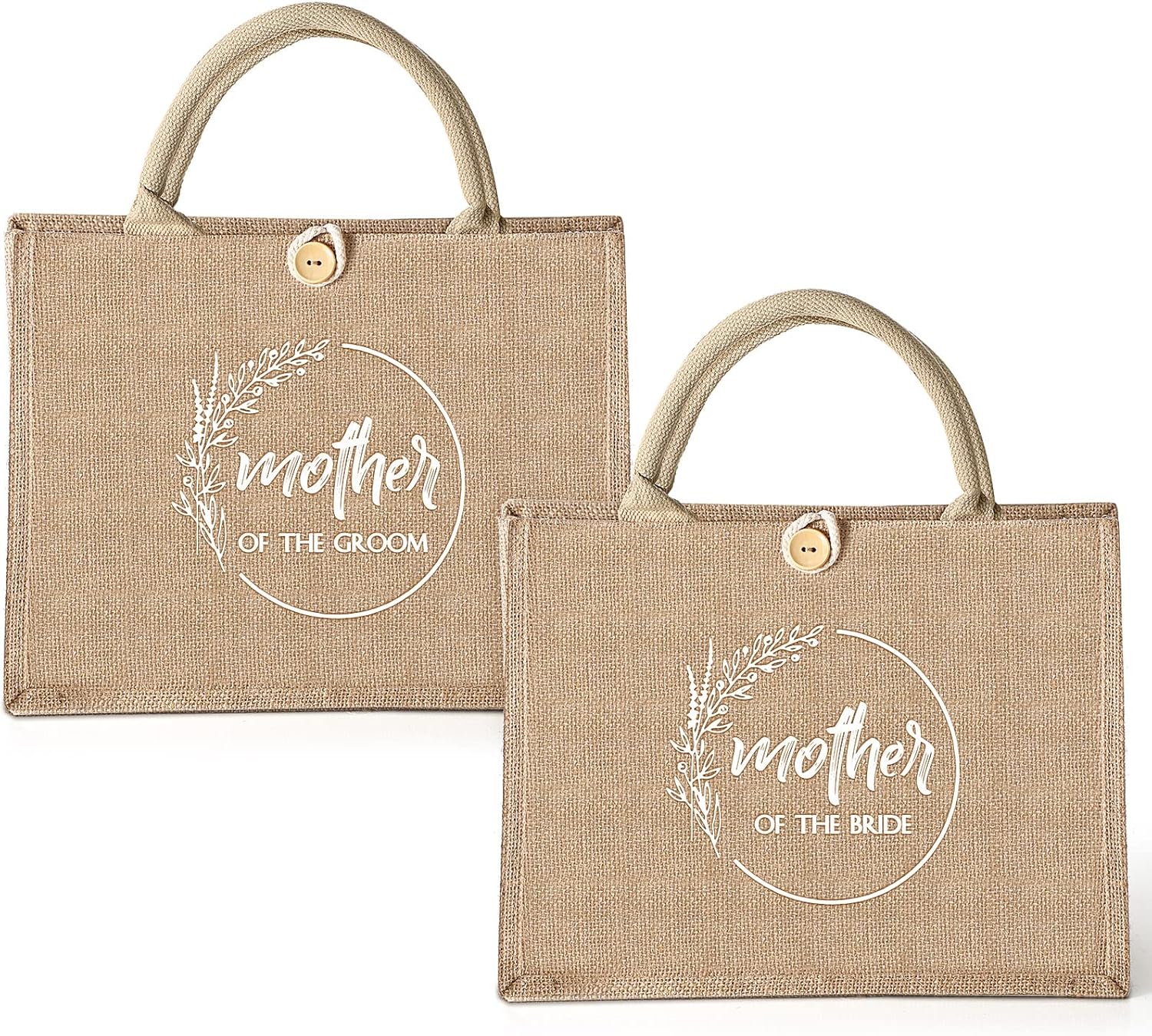 Amazon.com - Coume 2 Pcs Mother of Bride and Groom Bags Wedding Gift ...