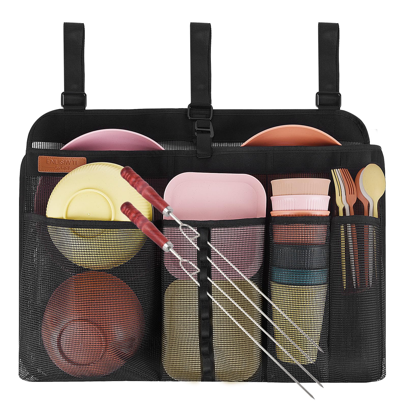 Amazon.com - Enlisiwte Camping Dish Drying Bag Collapsible Dish Drying ...