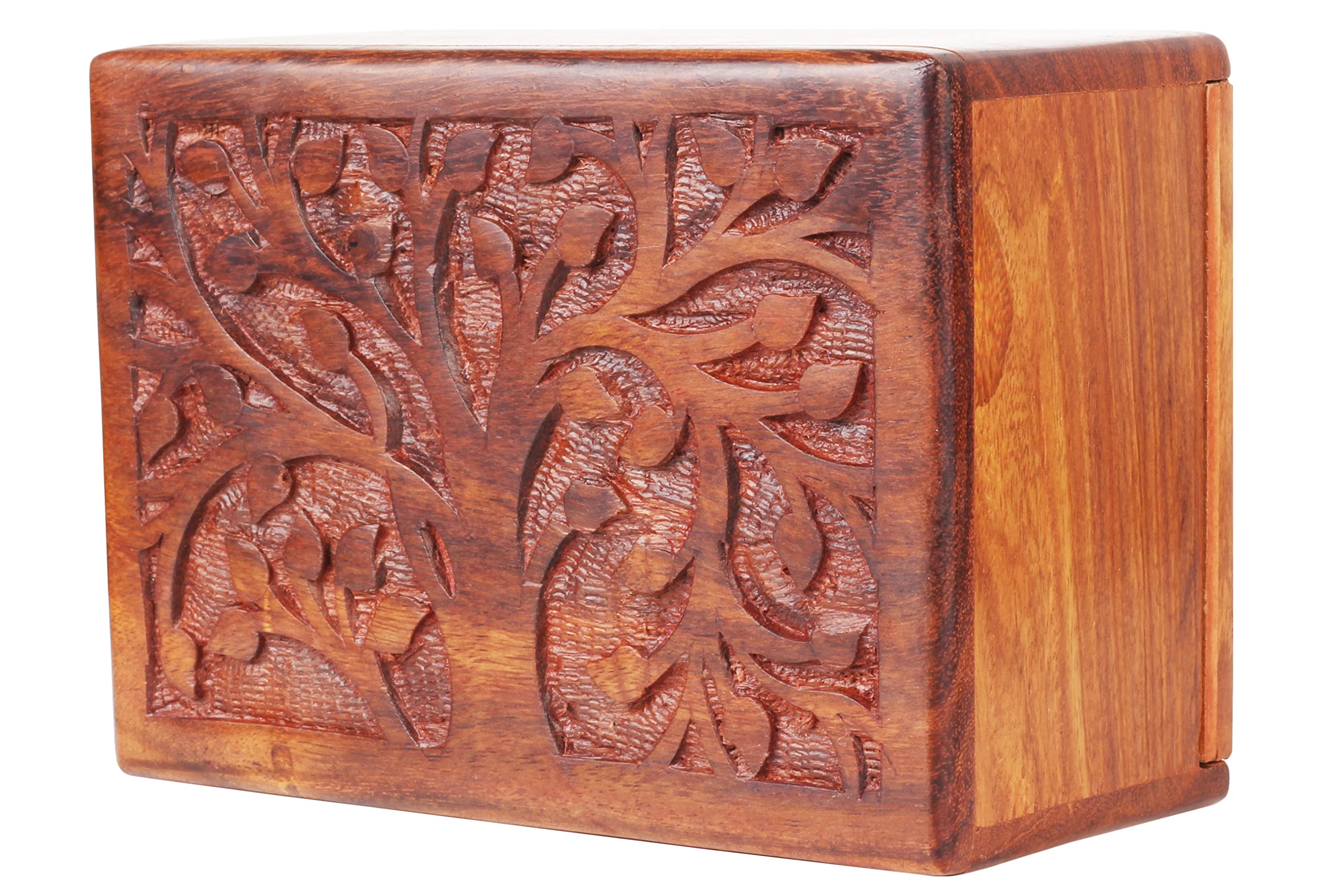 Snapklik.com : Wooden Pet Memorial Keepsake Cremation Urns For Ashes ...