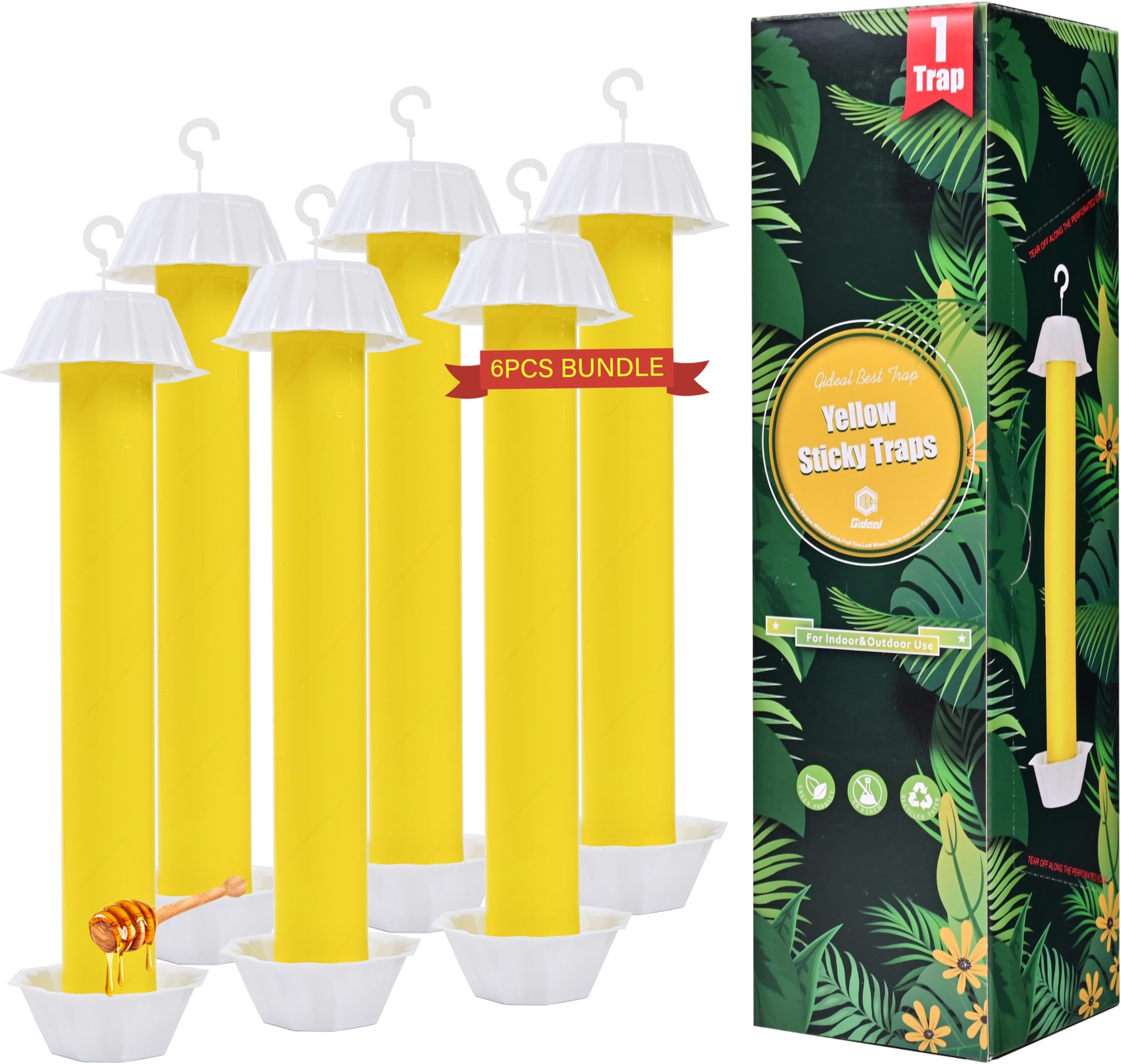 Amazon.com : MaxGuard (30 Pack) Yellow Sticky Hanging Traps - Catch and ...