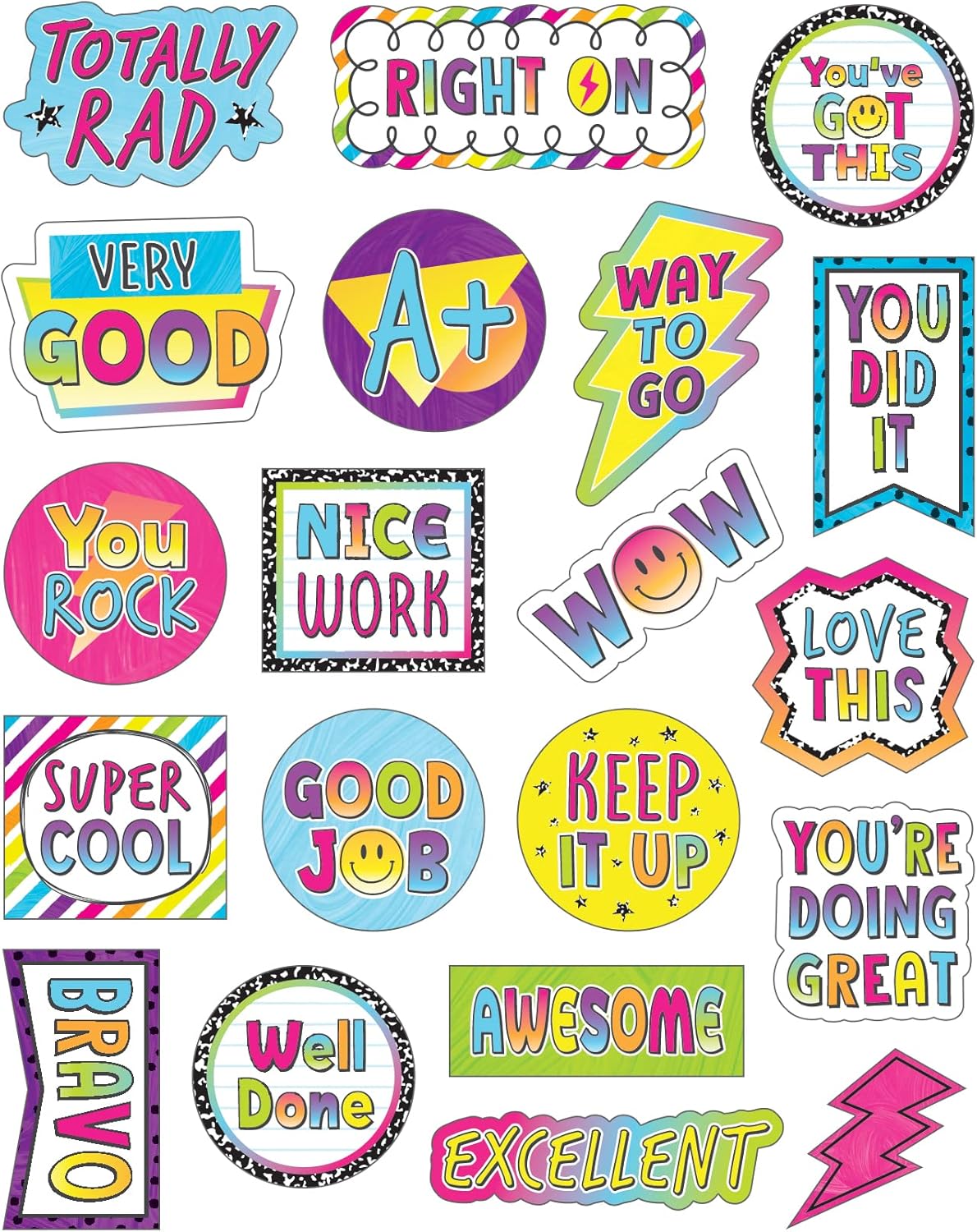 Teacher Created Resources Brights 4Ever Stickers : Amazon.ca: Office ...