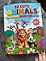 50 Cute Animals Coloring Book for kids from 4 years: Easy Coloring ...