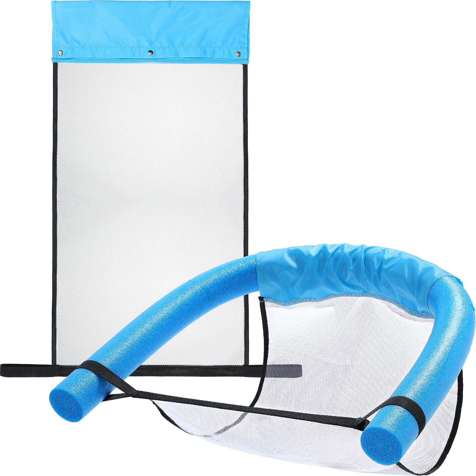 2Pack Floating Pool Noodle Mesh Chair,Sling Mesh Swimming