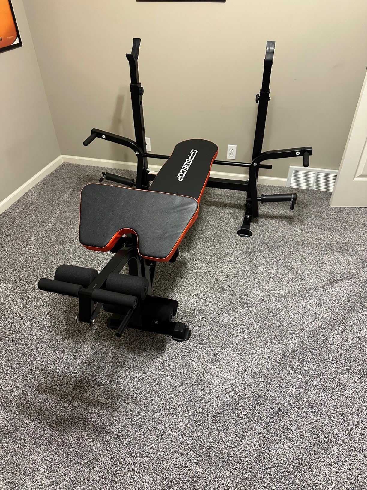 $38/mo - Finance OPPSDECOR 6 in 1 660lbs Weight Bench Set with Squat ...