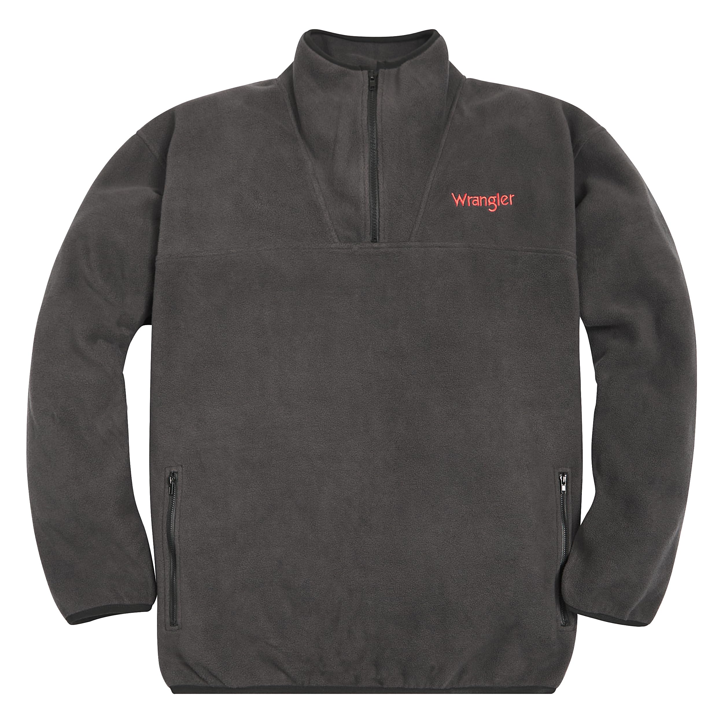 Wrangler Mens Big and Tall Polar Fleece Jacket - Quarter Zip Pullover ...