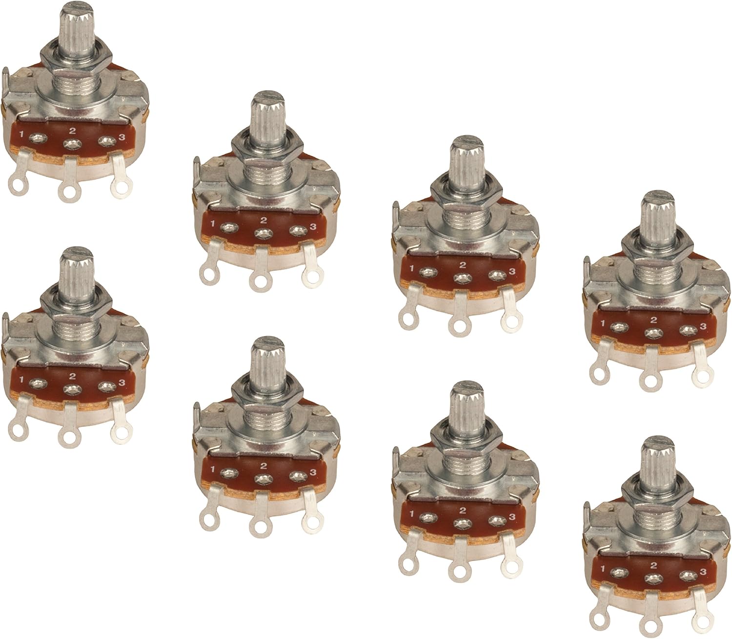 Amazon.com: Seismic Audio 8 Pack Replacement Linear Taper Tone Pots ...