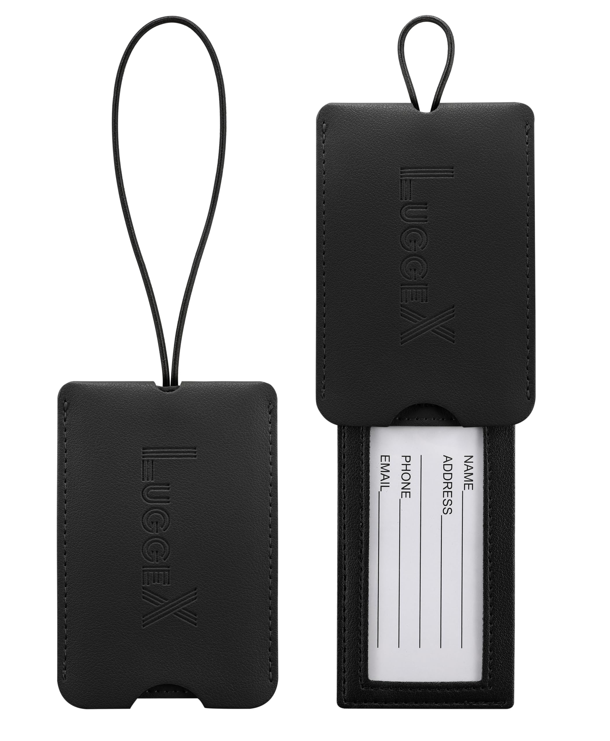 Amazon.com: LUGGEX Luggage Tags for Suitcases, 2Pcs Carry on Bag Tags ...