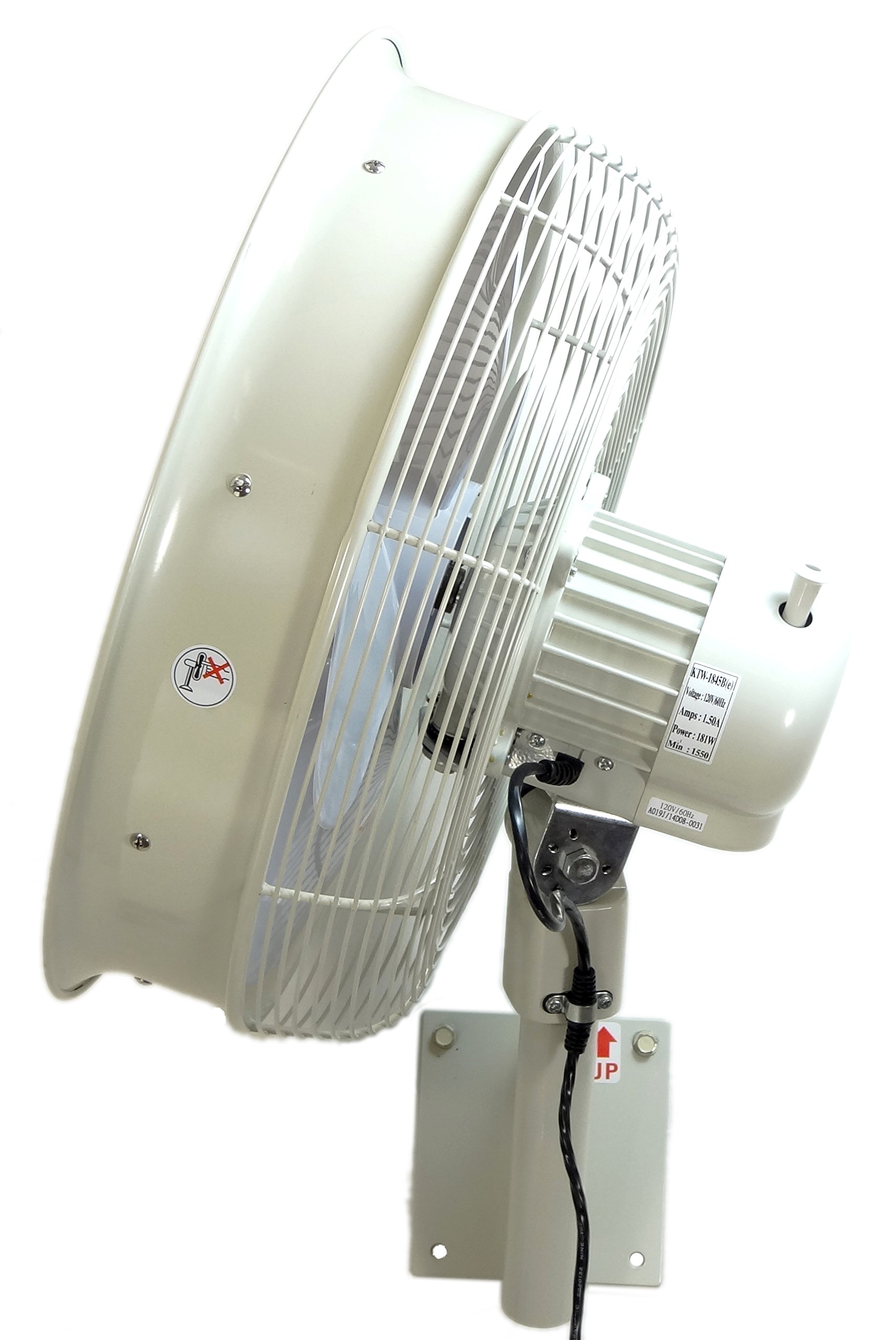Snapklik.com : HydroMist 18" Shrouded Oscillating Misting Fan