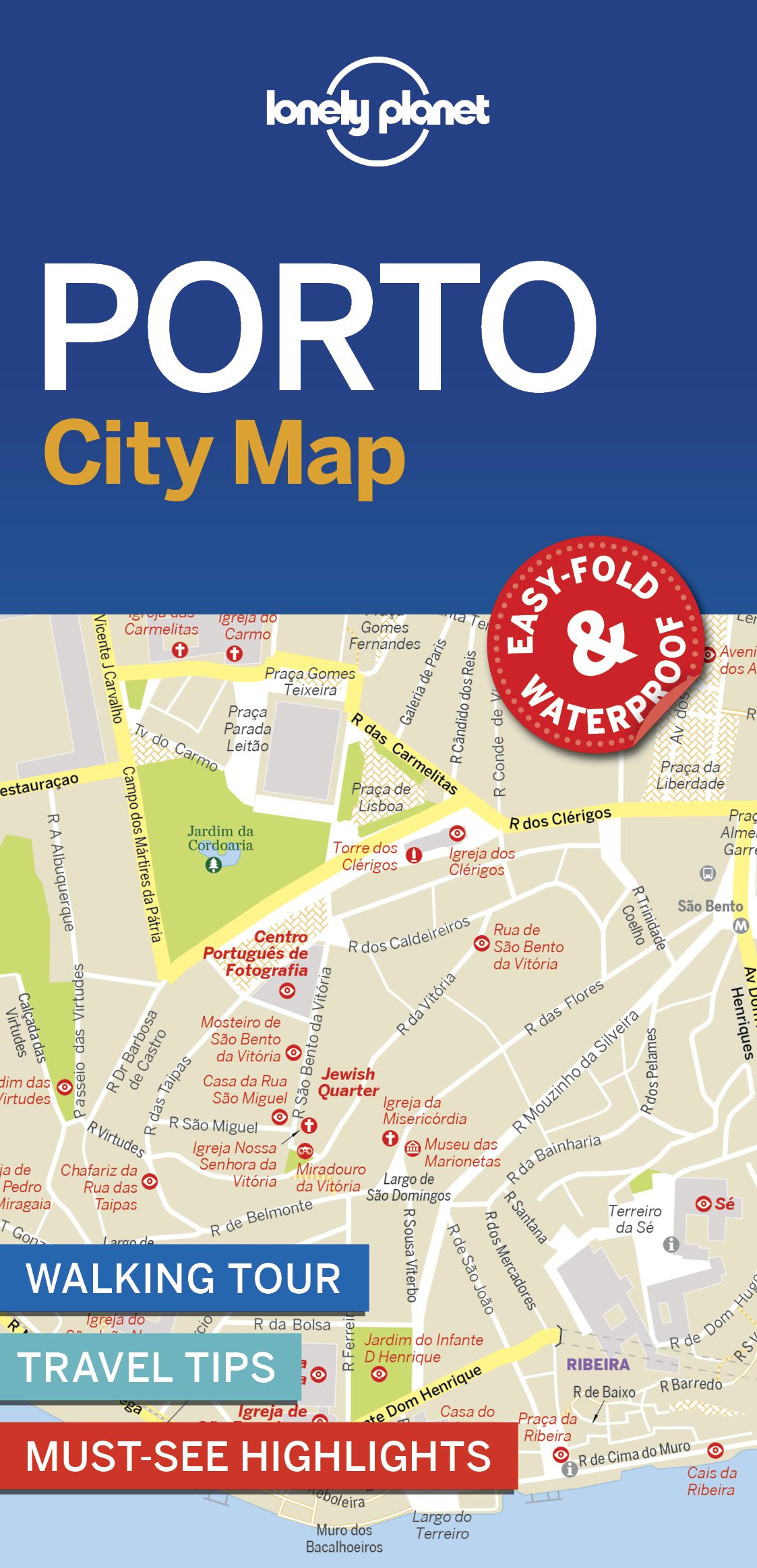 Porto Portugal Tourist Map Porto Portugal Map Vector Exact High