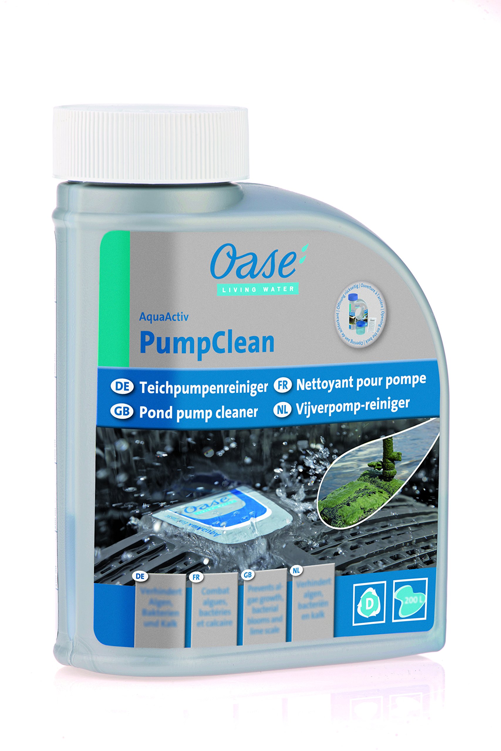 Oase 40242 AquaActiv PumpClean Pond Pump Cleaner 500 ml for Pond ...
