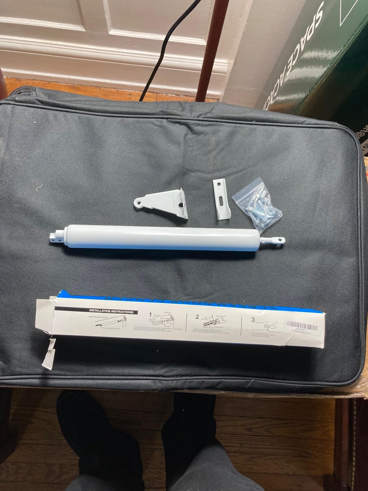 CASONNIK Door Closer,White,Standard Duty Pneumatic Screen and Storm ...