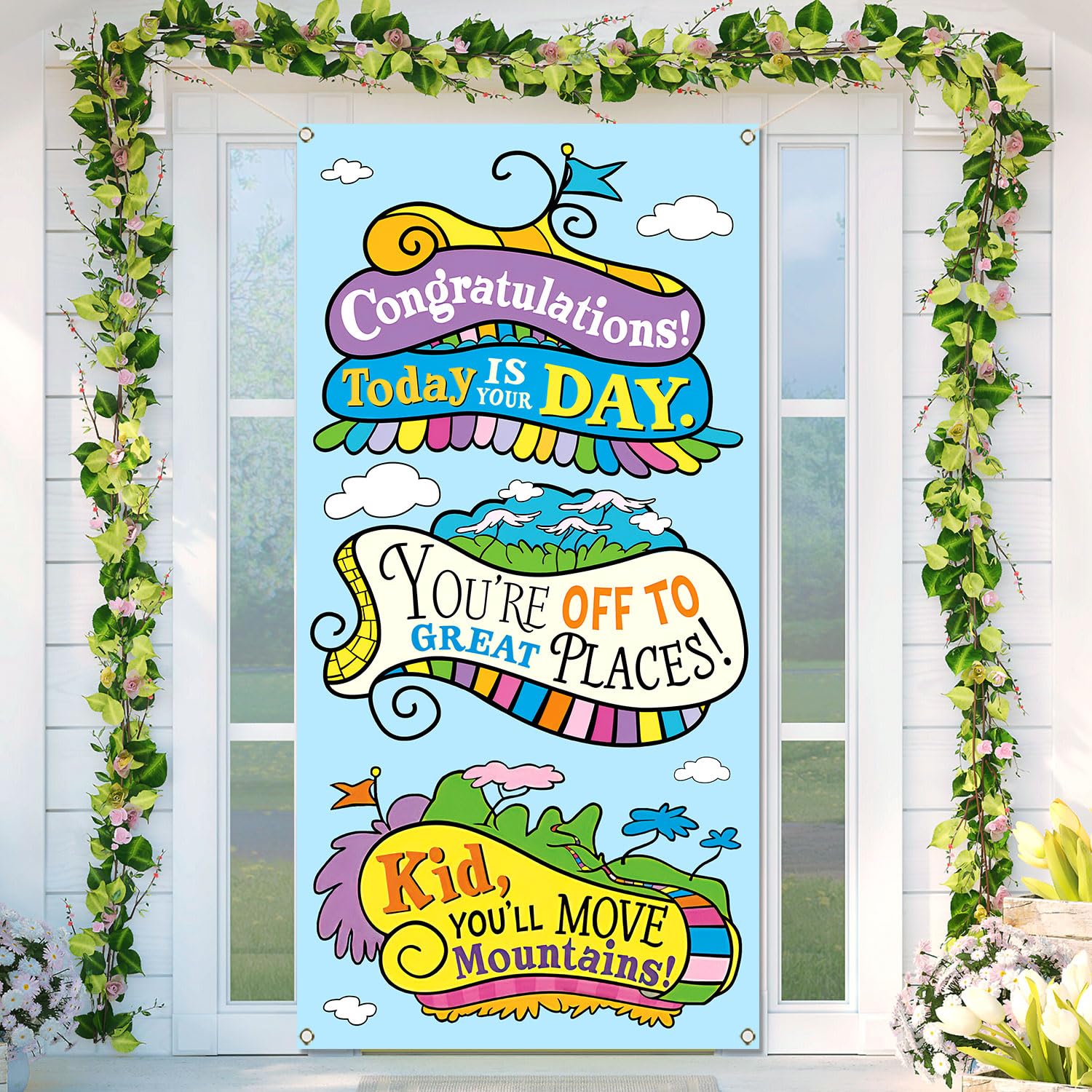 Oh The Places Youll Go Door Decorations DR. SEUSS “Oh The Places