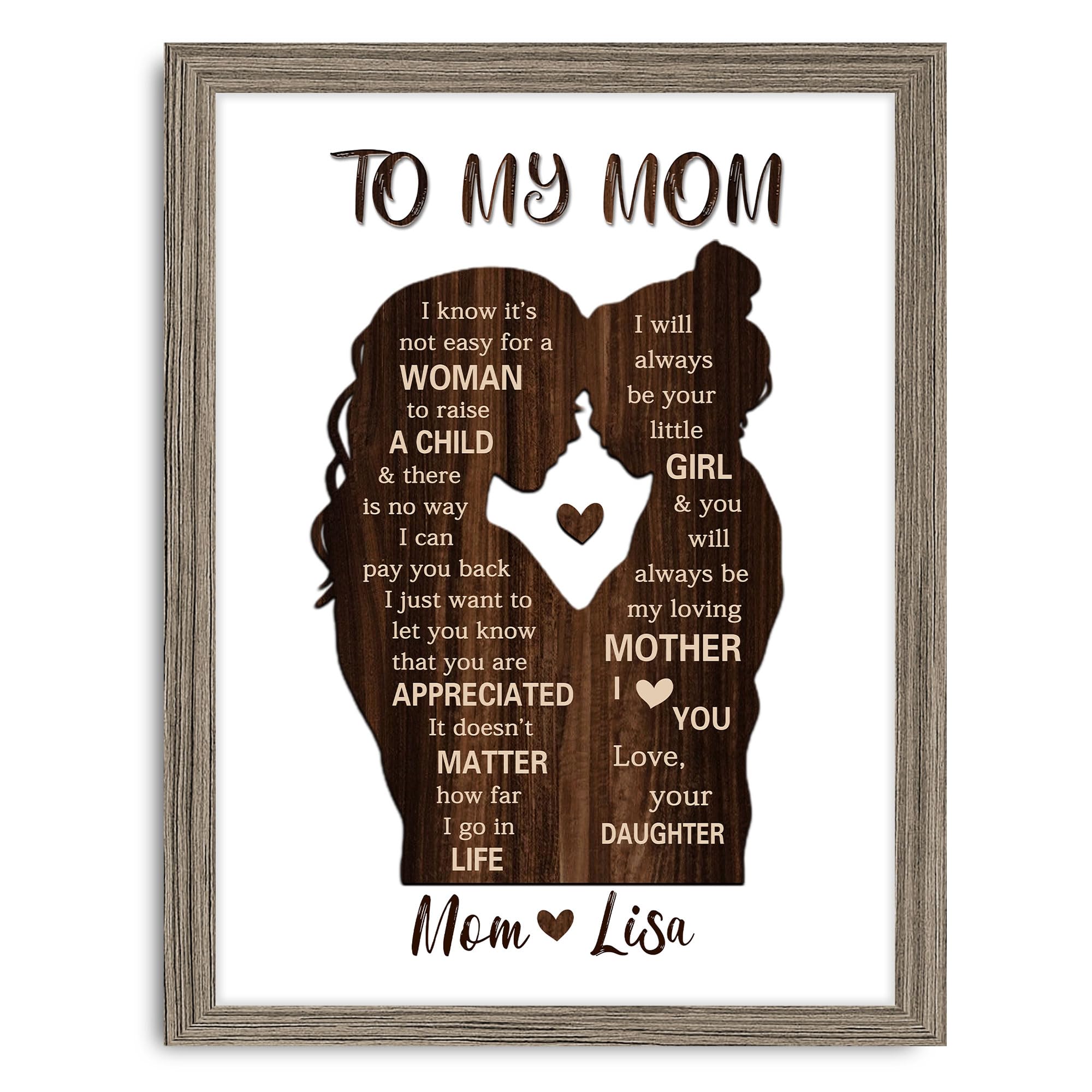 Amazon.com: Personalized Mother's Day Birthday Gifts for Mom from ...