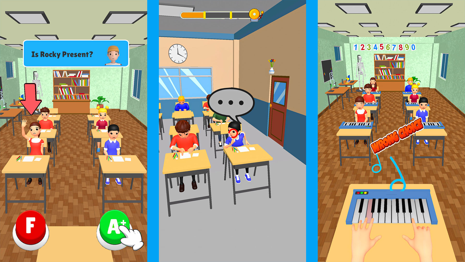 Anime Teacher Sim: My School Life Challenge 3D Pass or Fail Classroom ...