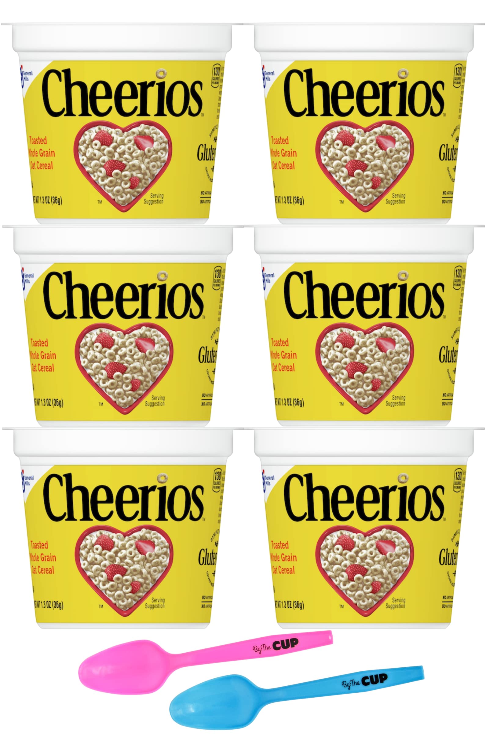 Bowl Of Cheerios With Milk And Spoon