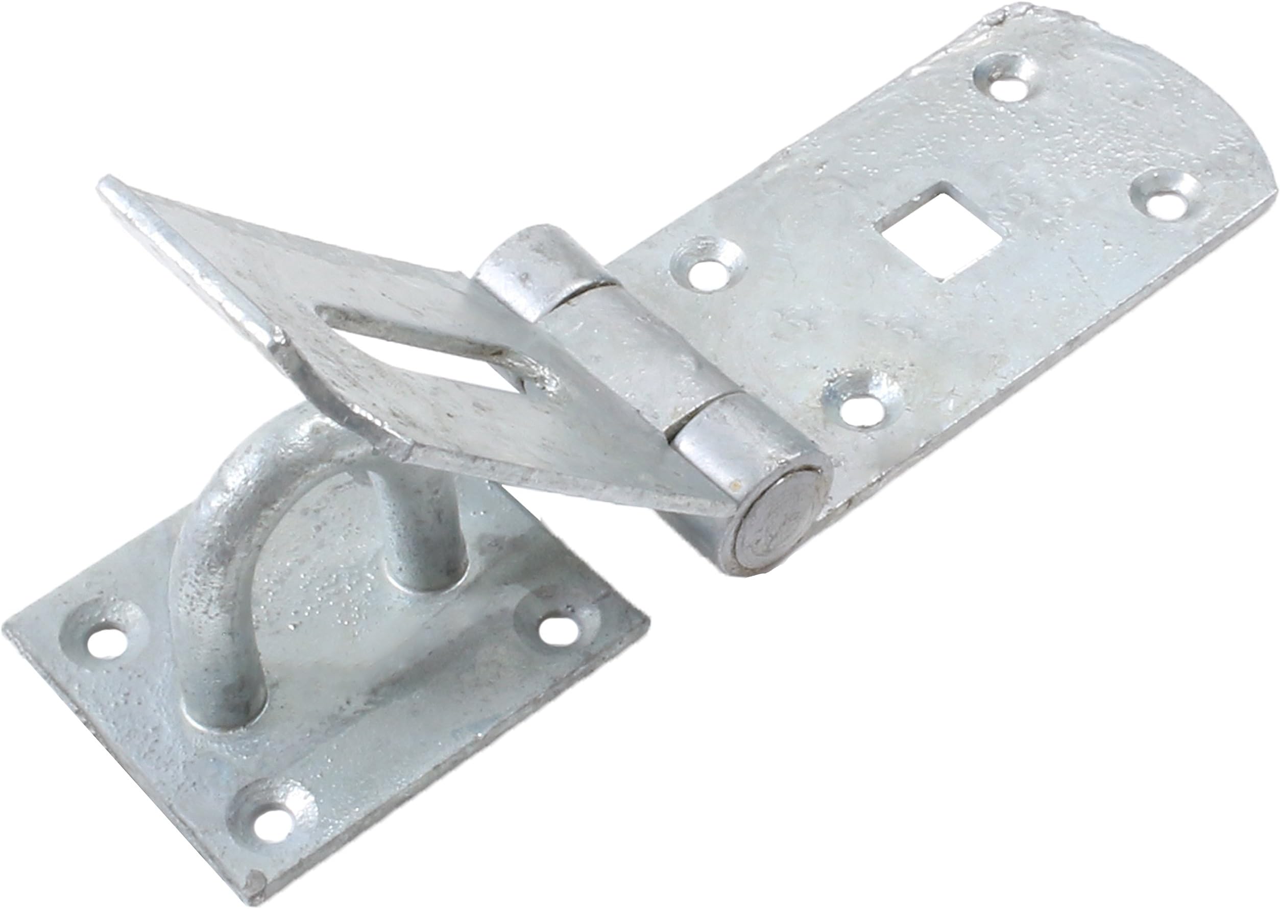 Vertical Hasp and Staple Heavy Duty 150mm Hot Dip Galvanised : Amazon ...