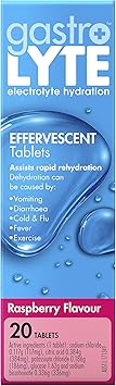 Gastrolyte Electrolyte Hydration Effervescent Tablets - Lemon Flavour ...
